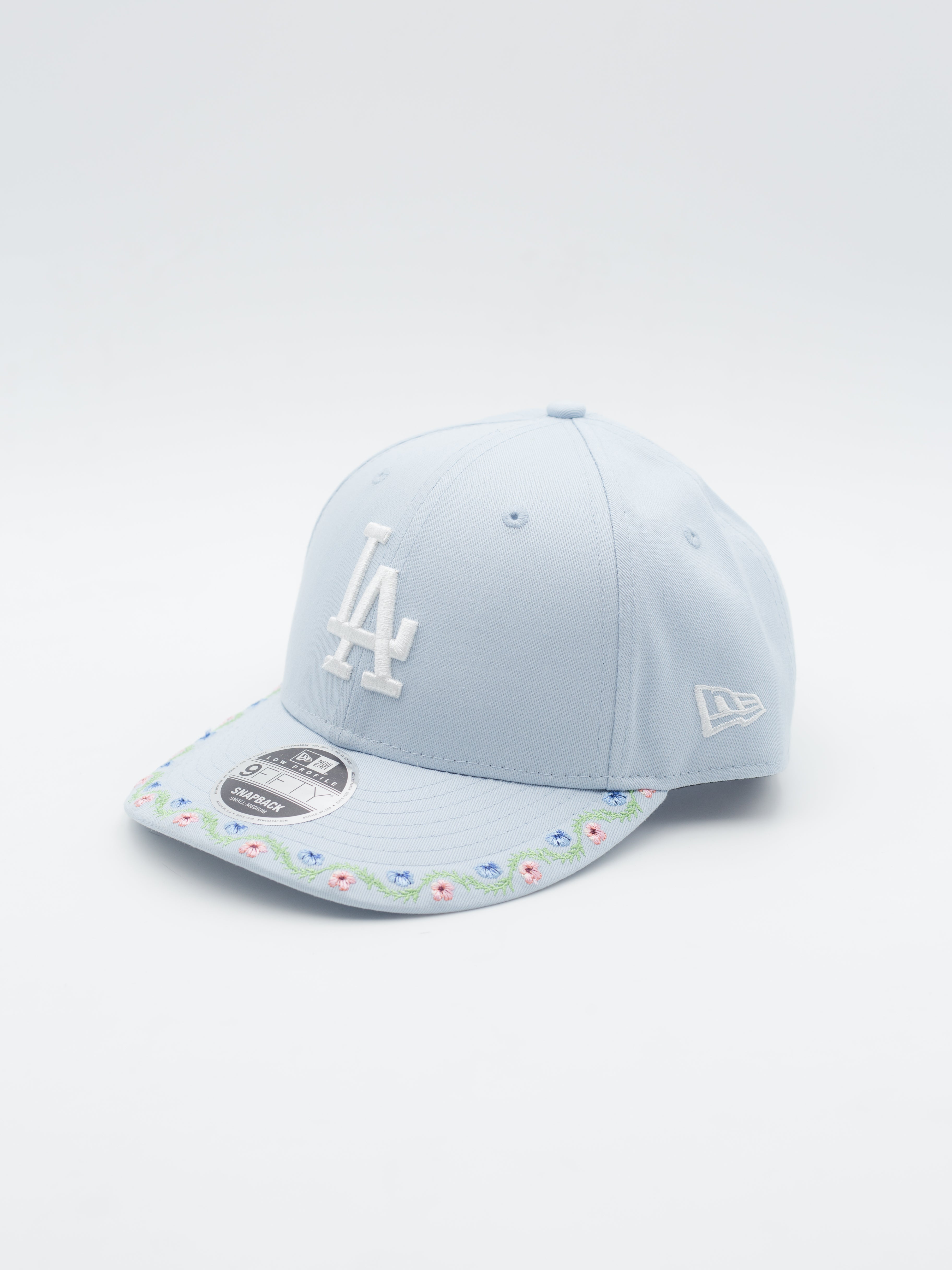 9FIFTY Floral Low Profile Los Angeles Dodgers Light Blue - La Tienda de ...